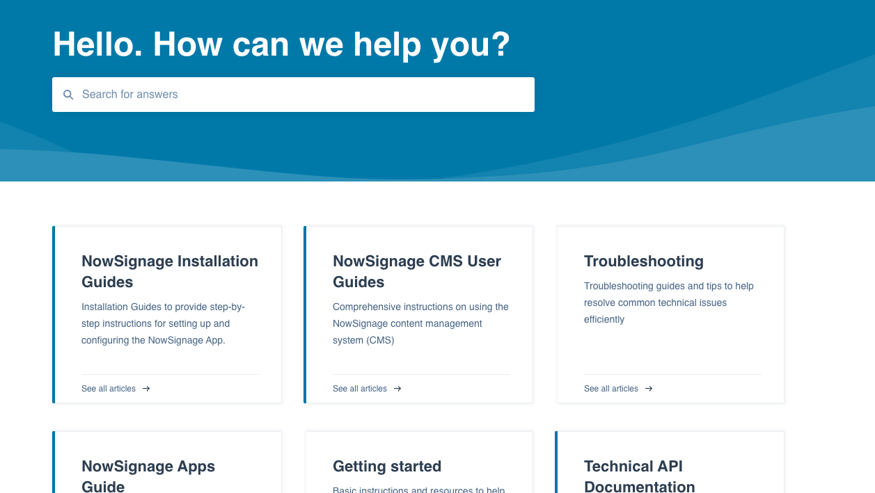 How To Contact NowSignage Support